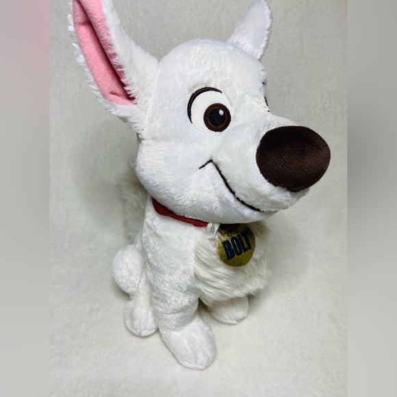 Disney | Toys | 2 Disney Bolt Plush White German Shepard Plush | Poshmark
